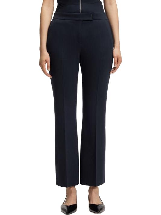 BOSS BOSS Talia Flared Crop Ponte Pants